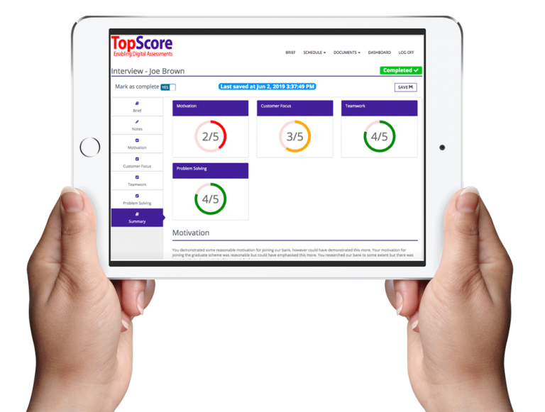 Digital Assessment Centre | TopScore Technologies | Digital Paperless ...